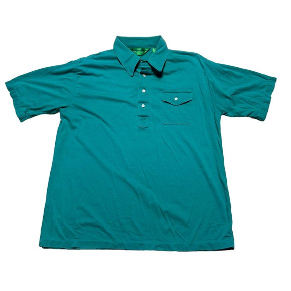 On Course | Shirts | Vintage On Course Golf Polo Shirt Mens Xl Teal ...